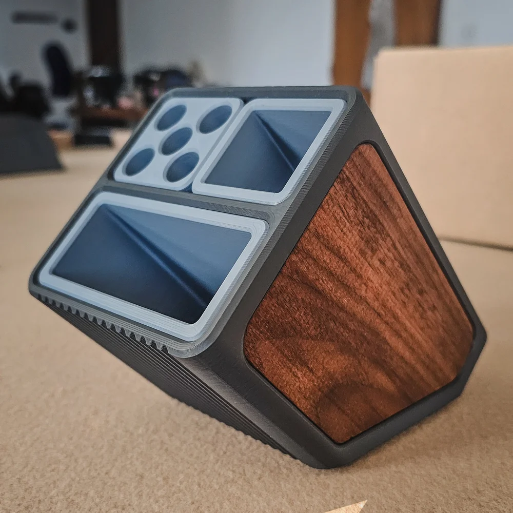 GRAIN – Premium Walnut Desk Organizer | Modern Storage for Workspaces ...