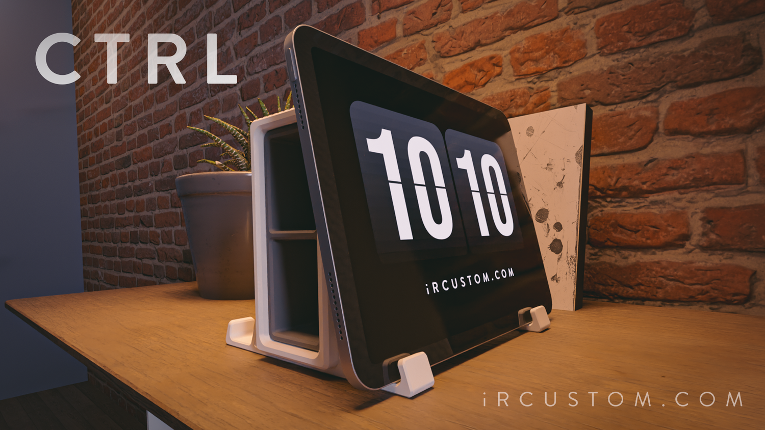 CTRL – Modern Tablet & Laptop Holder | Sleek Workspace Organizer — iRcustom