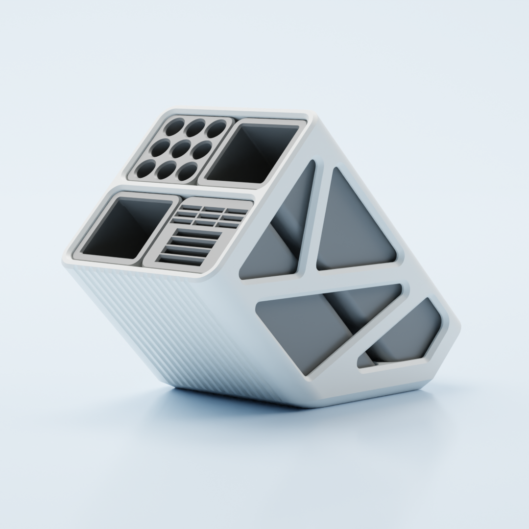 3D Printed Desk Organizer | PEAK by iRcustom — iRcustom
