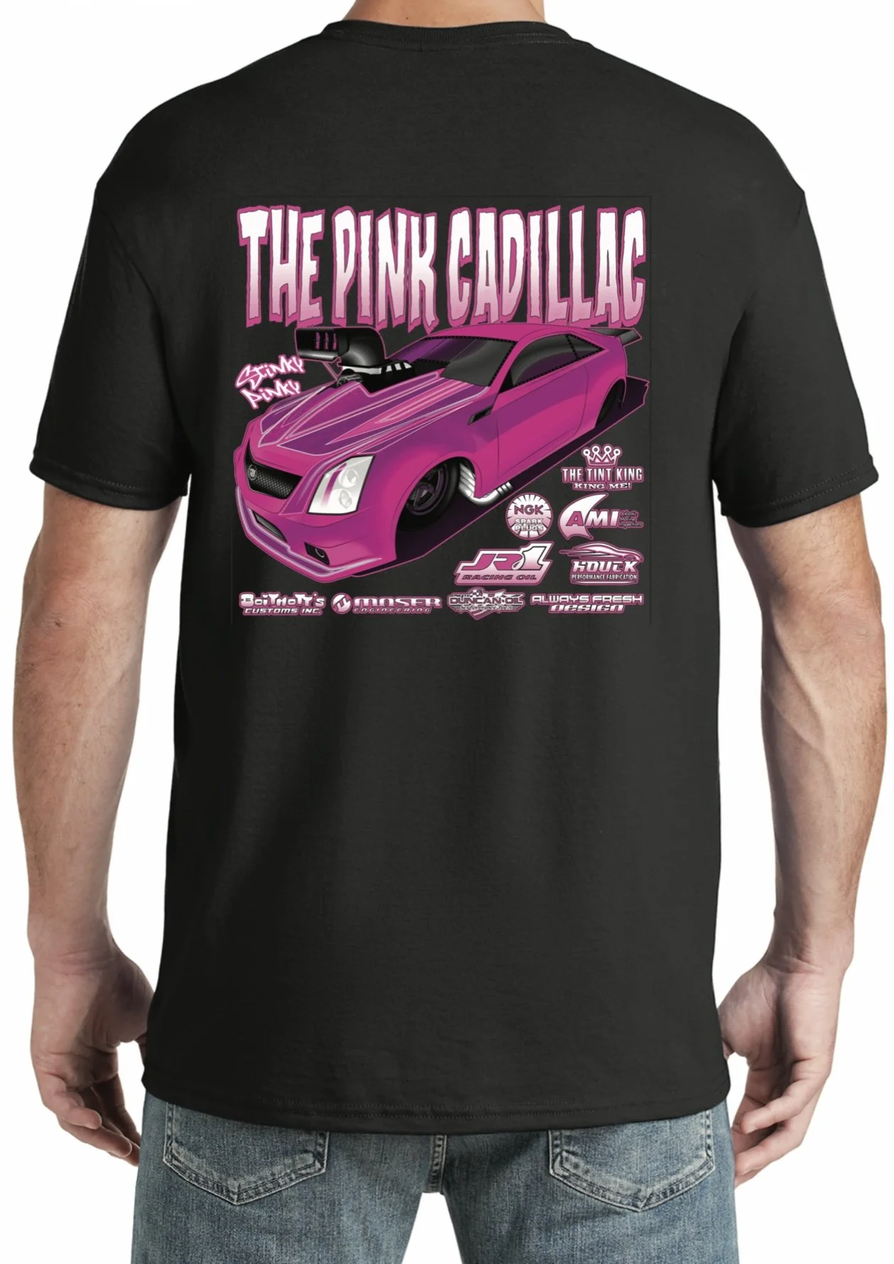 Stinky Pinky Merch — PINK CADILLAC