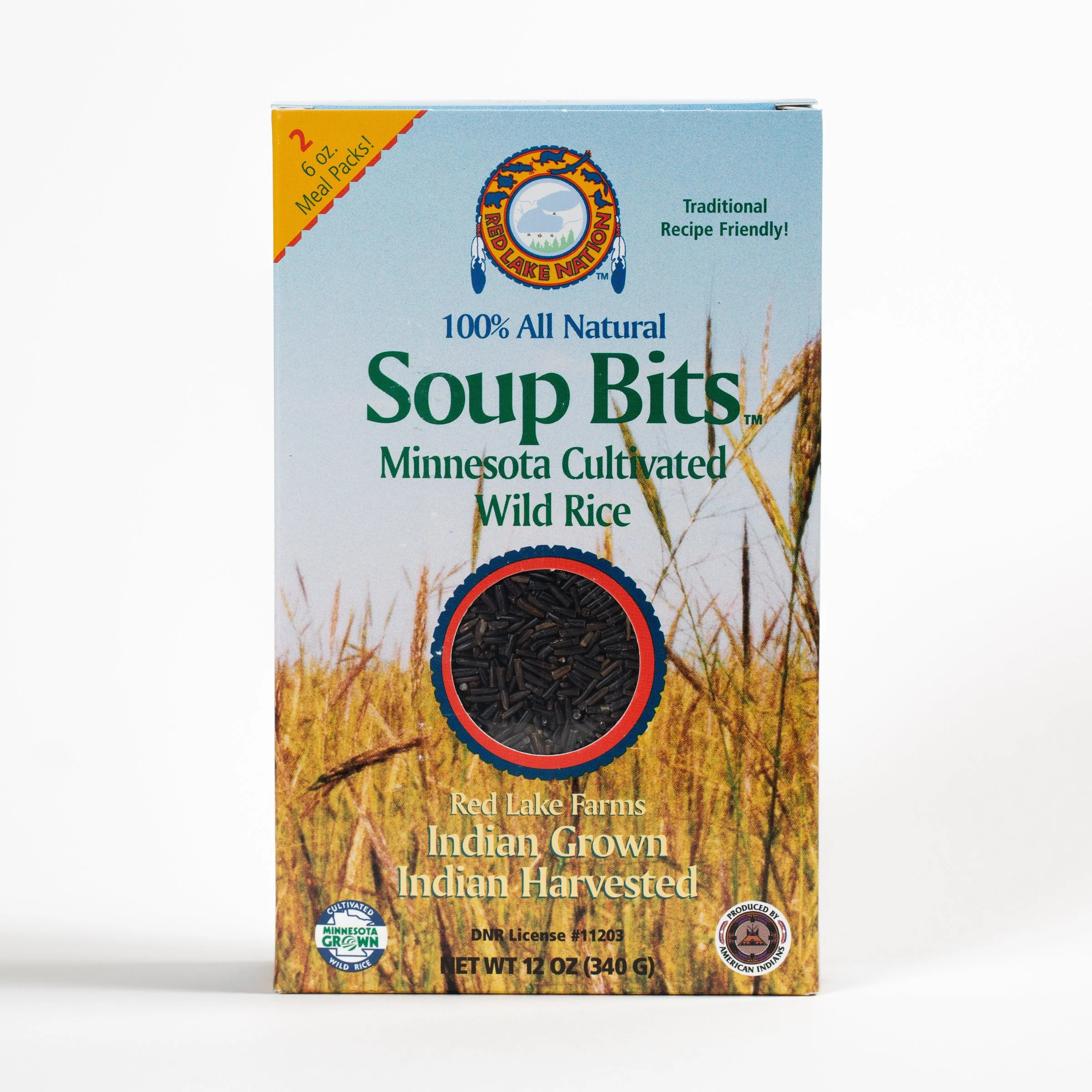 Red Lake Nation Wild Rice Soup Bits — Sakari Farms/Bend, Oregon