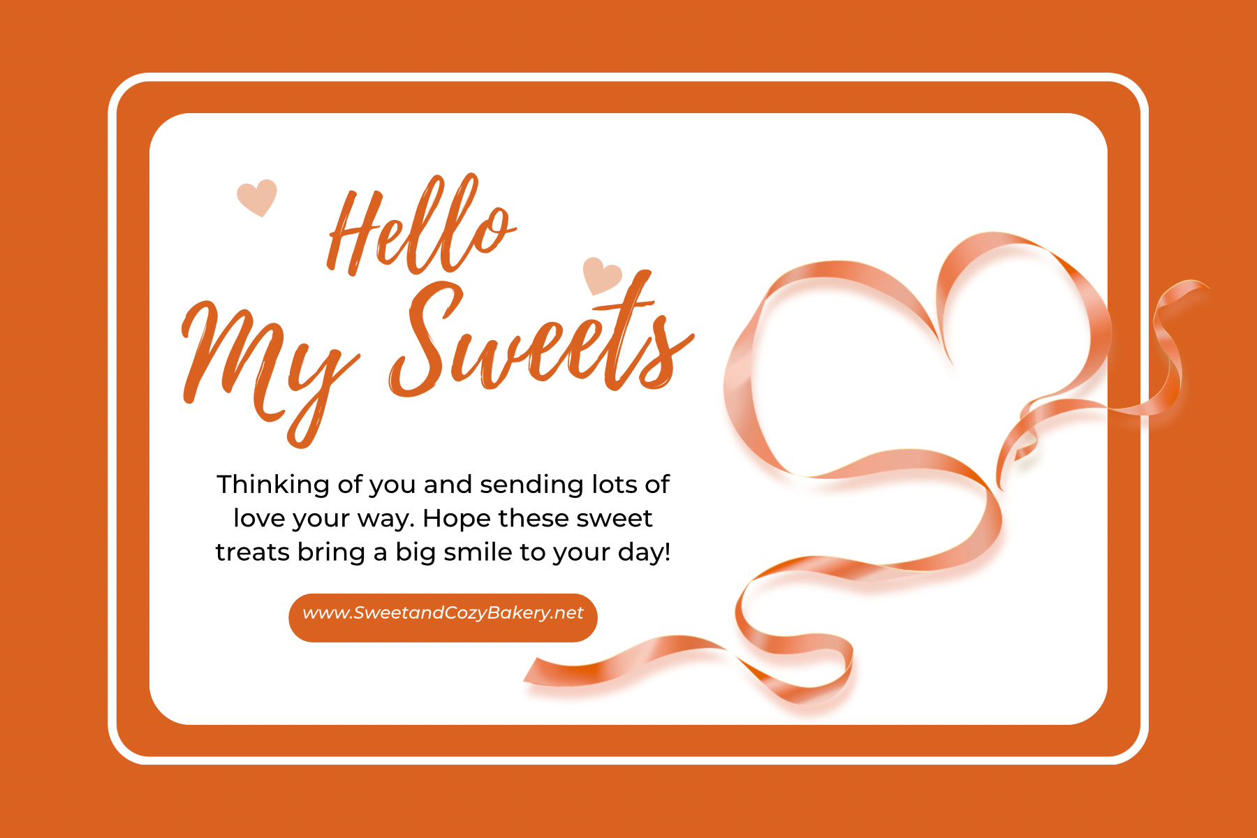 Sweet & Cozy Bakery Handwritten Card — Sweet & Cozy Bakery®