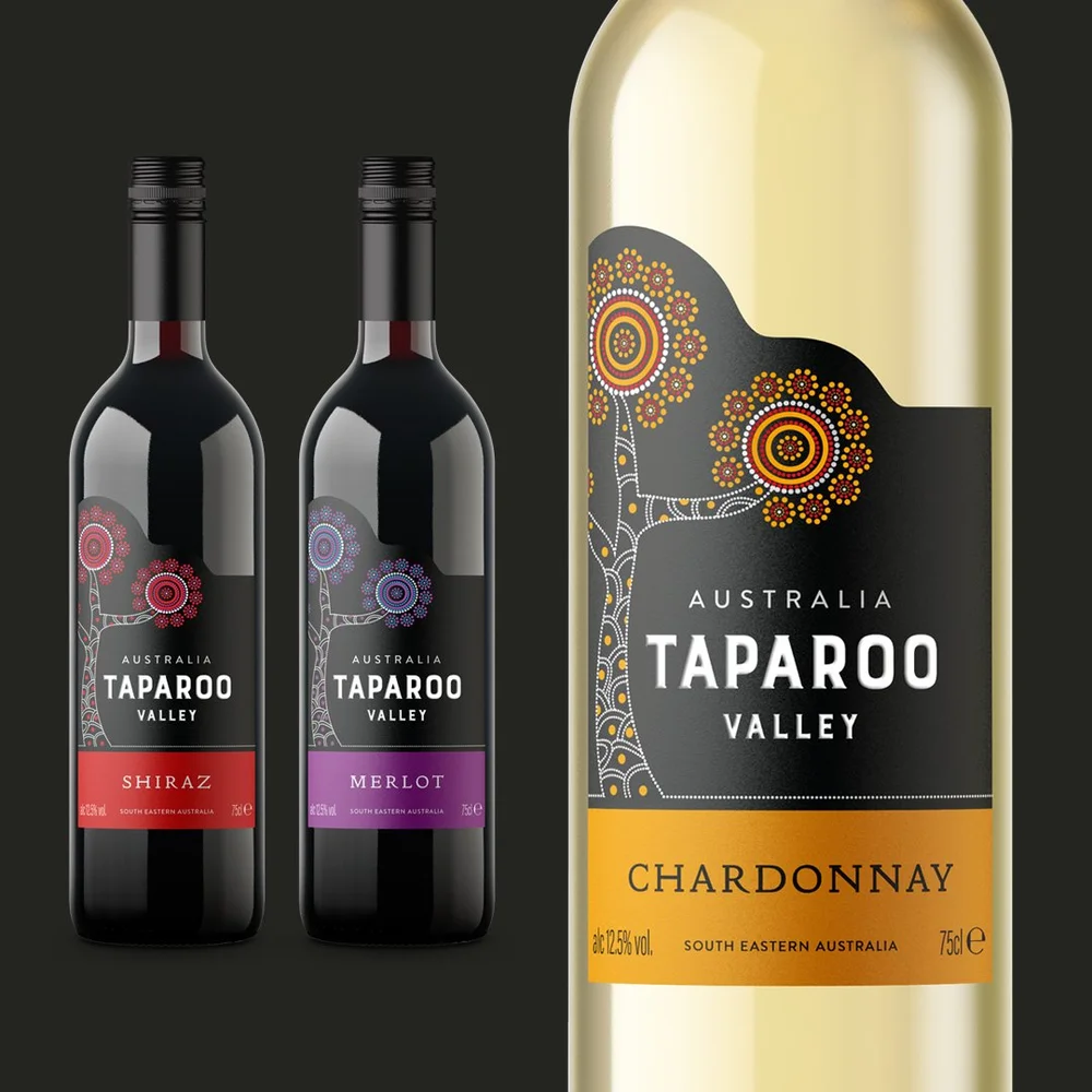 Wine Label Design - Tesco Wines