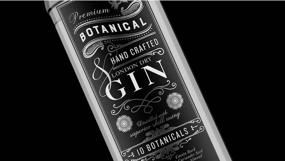 Spirits Label Design - Blackwoods Spirits
