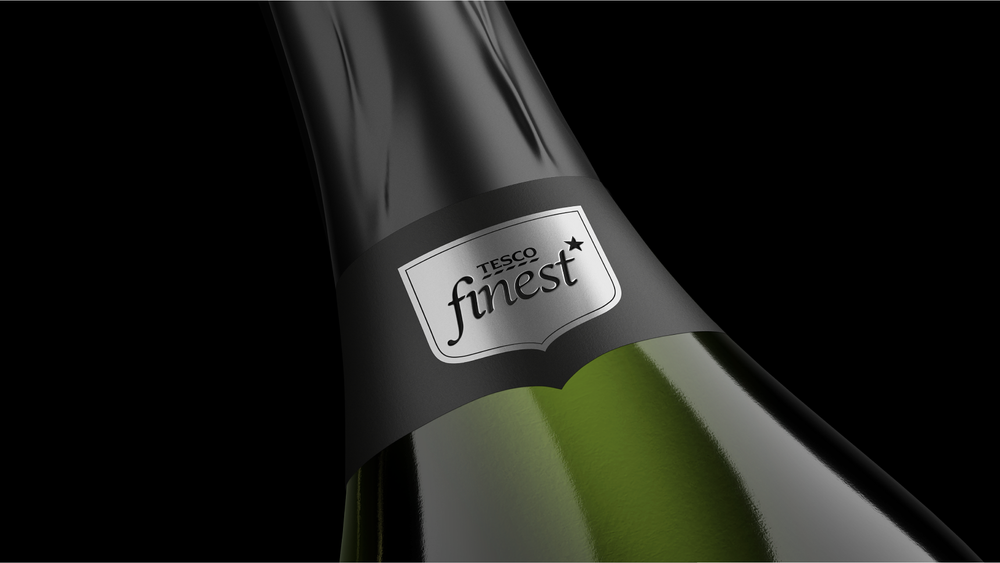 Tesco Finest Wine Branding