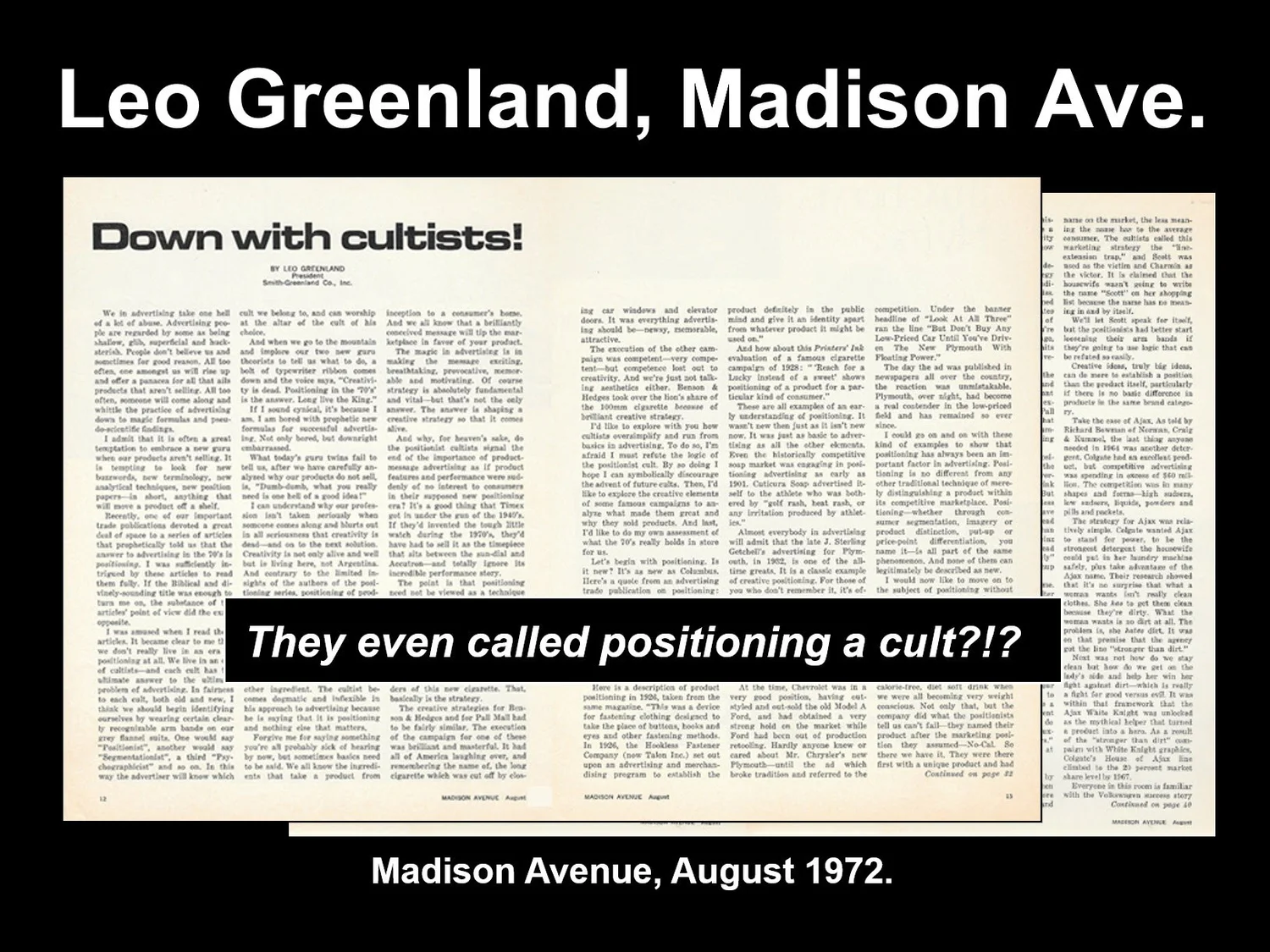 Positioning: The Battle for Your Mind — Al Ries