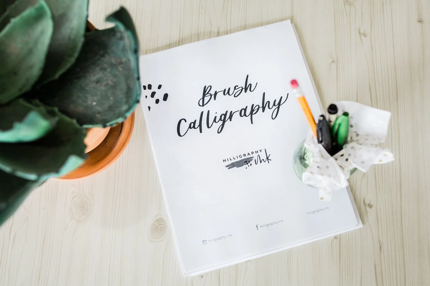 Oklahoma Calligraphy Artist Personal Branding Session | PAIGE RAINS