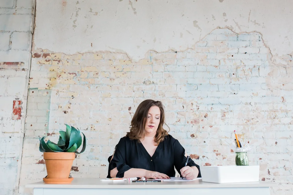 Oklahoma Calligraphy Artist Personal Branding Session | PAIGE RAINS