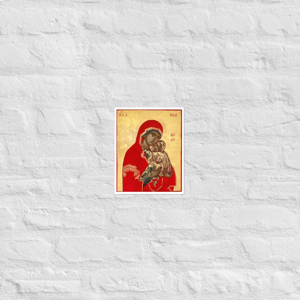 St. Anne and the Blessed Virgin Mary Icon - Giclée Print — Grace ...