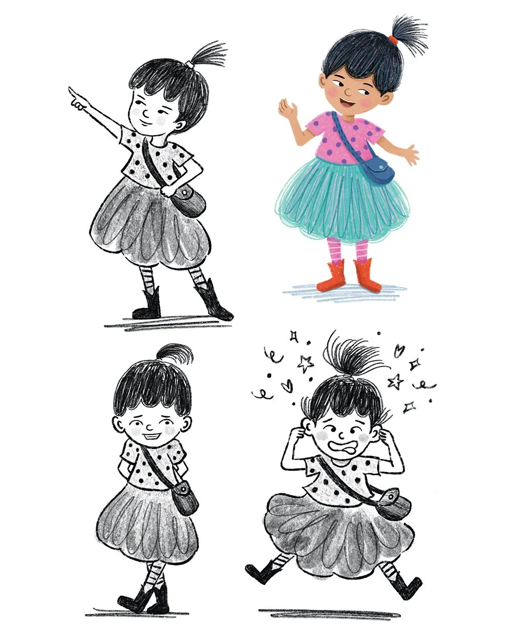 Maya Character Sheet — Anny Chen Art