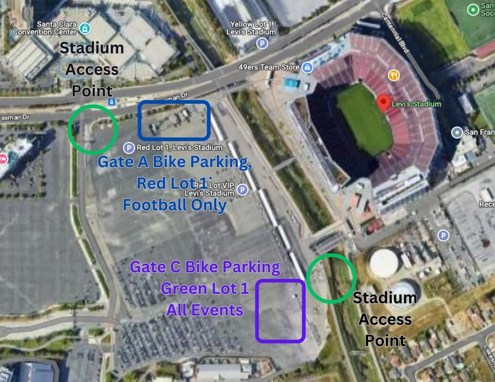 Levi's Stadium Bike Valet — Silicon Valley Bicycle Coalition