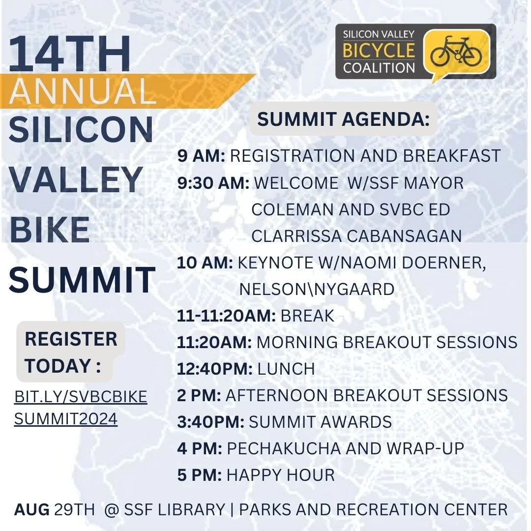 Bike Summit — Silicon Valley Bicycle Coalition