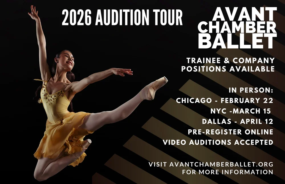 Audition for Avant Chamber Ballet - Dalla TX — ACB