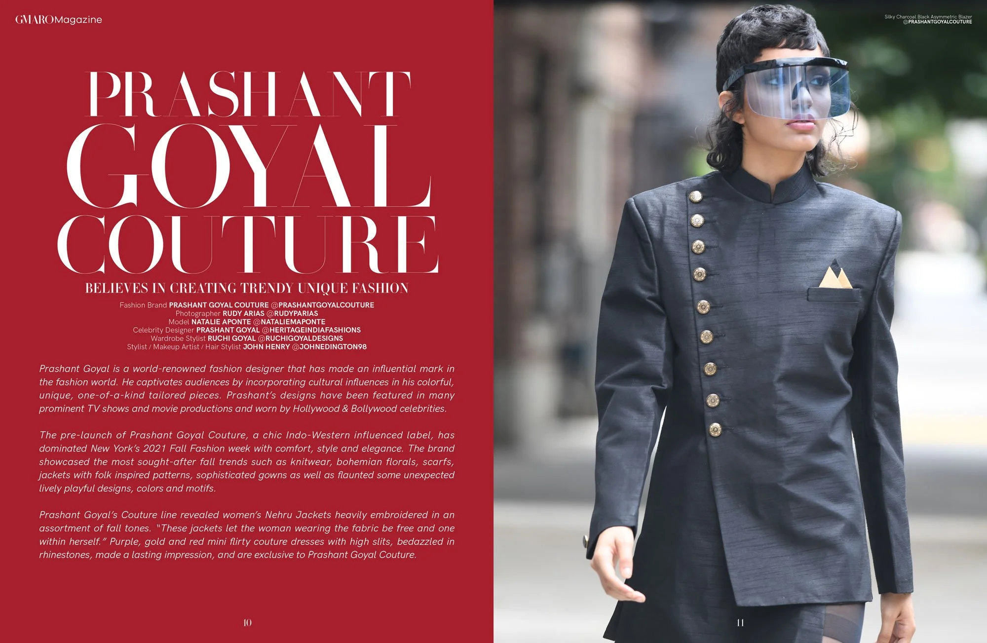 Prashant Goyal Couture — GMARO Magazine | Fashion | Beauty | Art