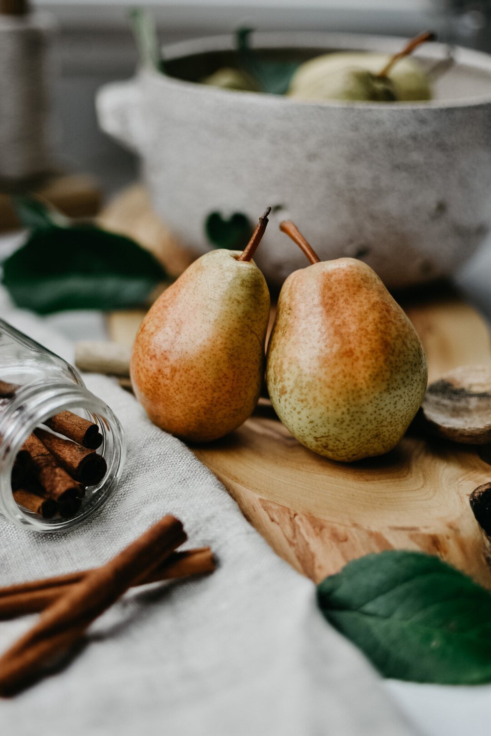 Cinnamon Spiced Pears — Alyson Morgan