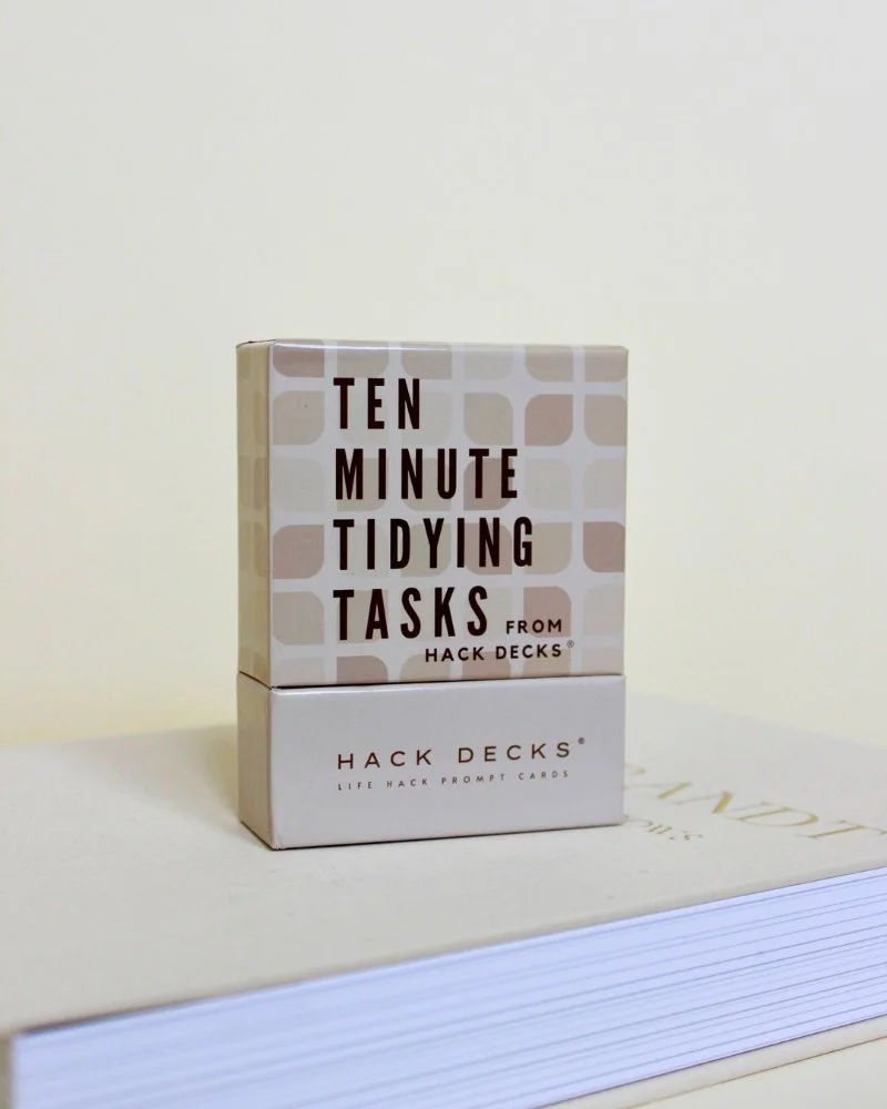 Ten Minute Tidying Tasks | Organizing Cards for Clutter-Free Living ...