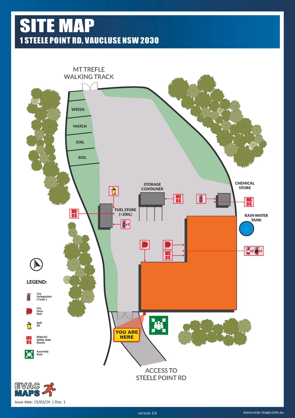 Site Maps — Evac Maps