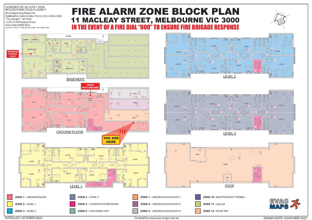 Fire Block Plans — Evac Maps
