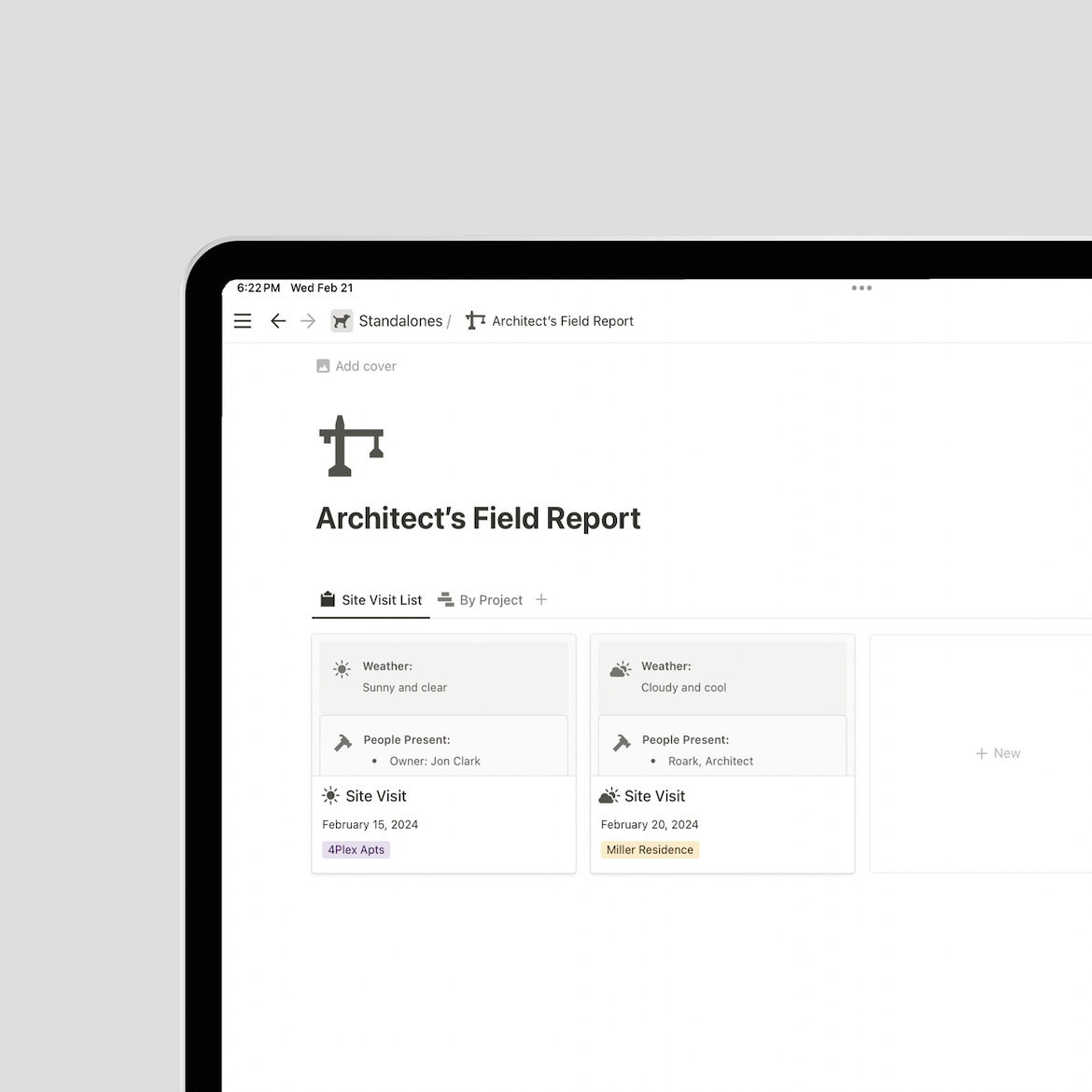 Notion Templates — cs design studio - architects