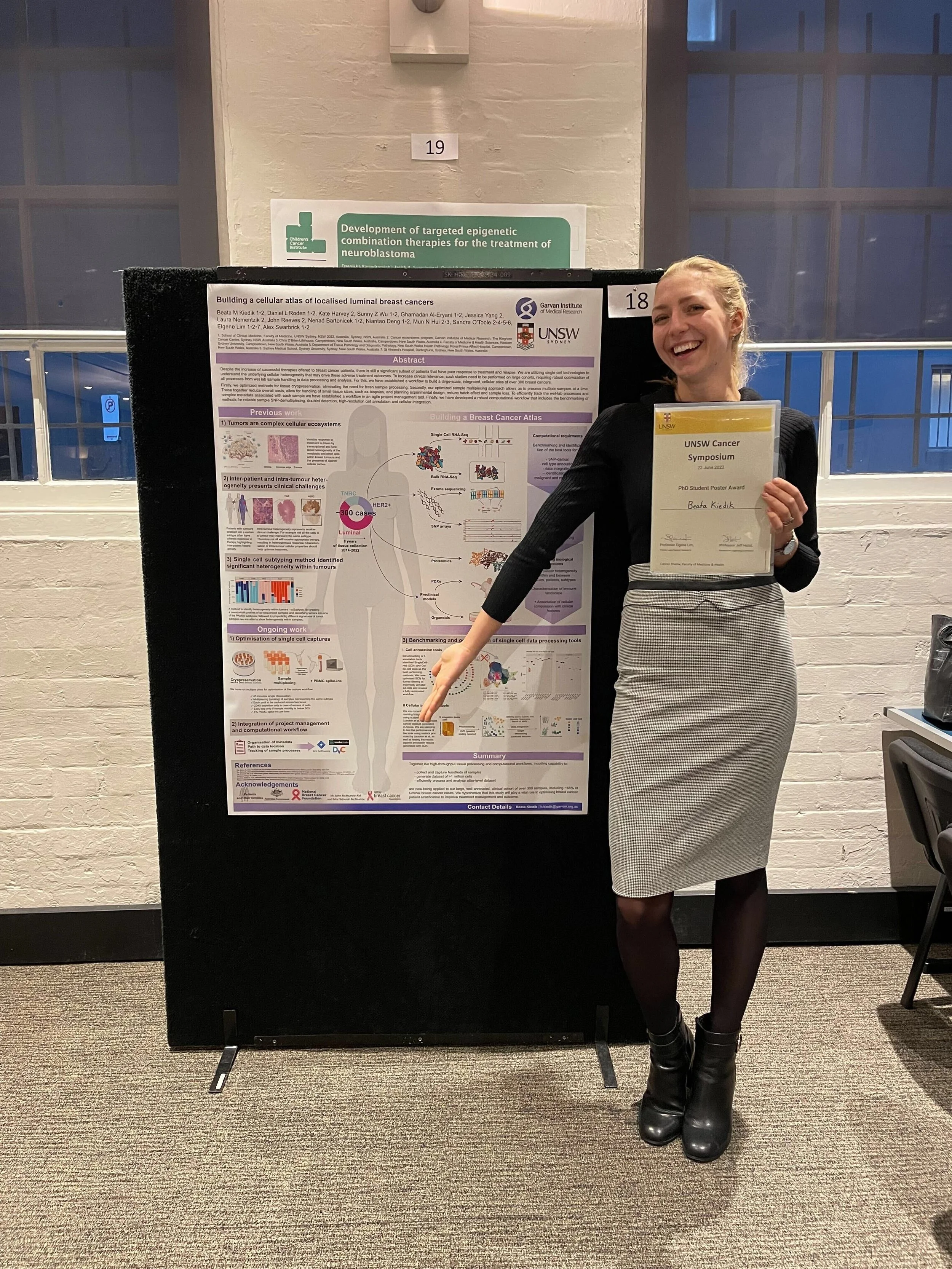 Poster prize! — Swarbrick Lab