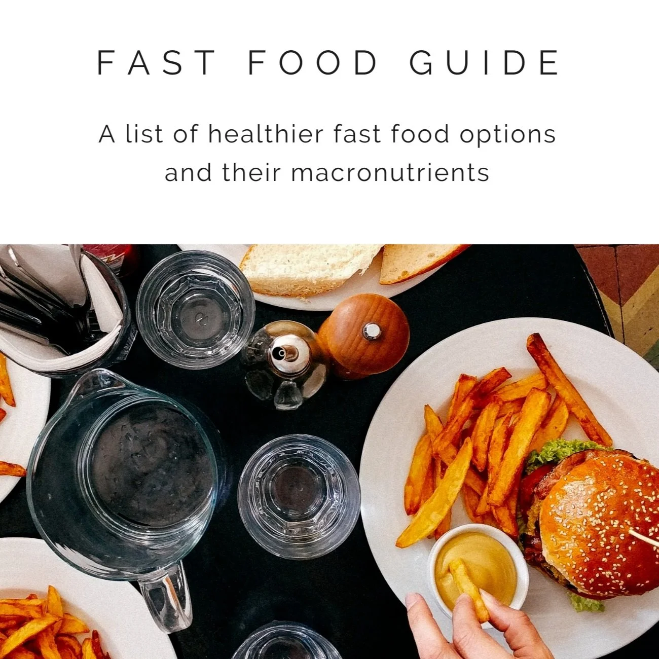 Fast Food Guide — Sydney Warner Nutrition