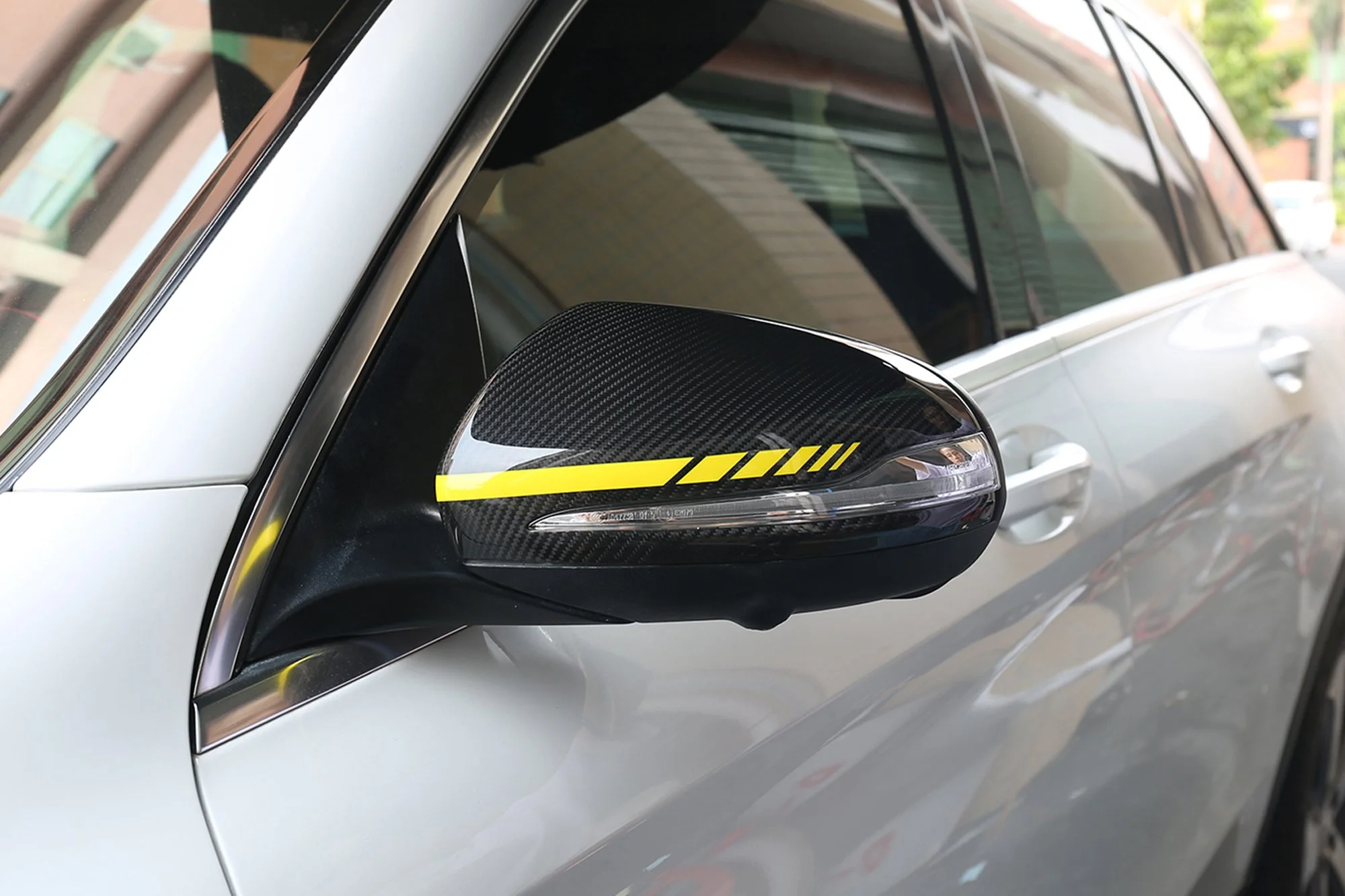 Mercedes W206 / C63 Dry Carbon Replacement Mirror Cover — EzCarbon