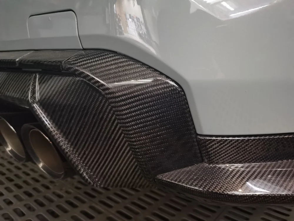 BMW M3 M4 Mp style Dry carbon fiber Diffuser — EzCarbon