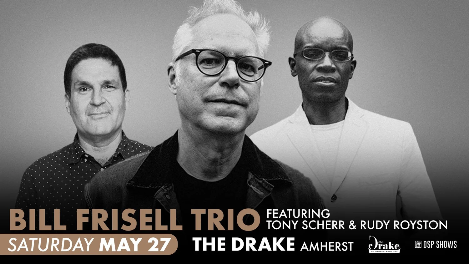 Bill Frisell Trio ft. Tony Scherr & Rudy Royston — The Drake Amherst