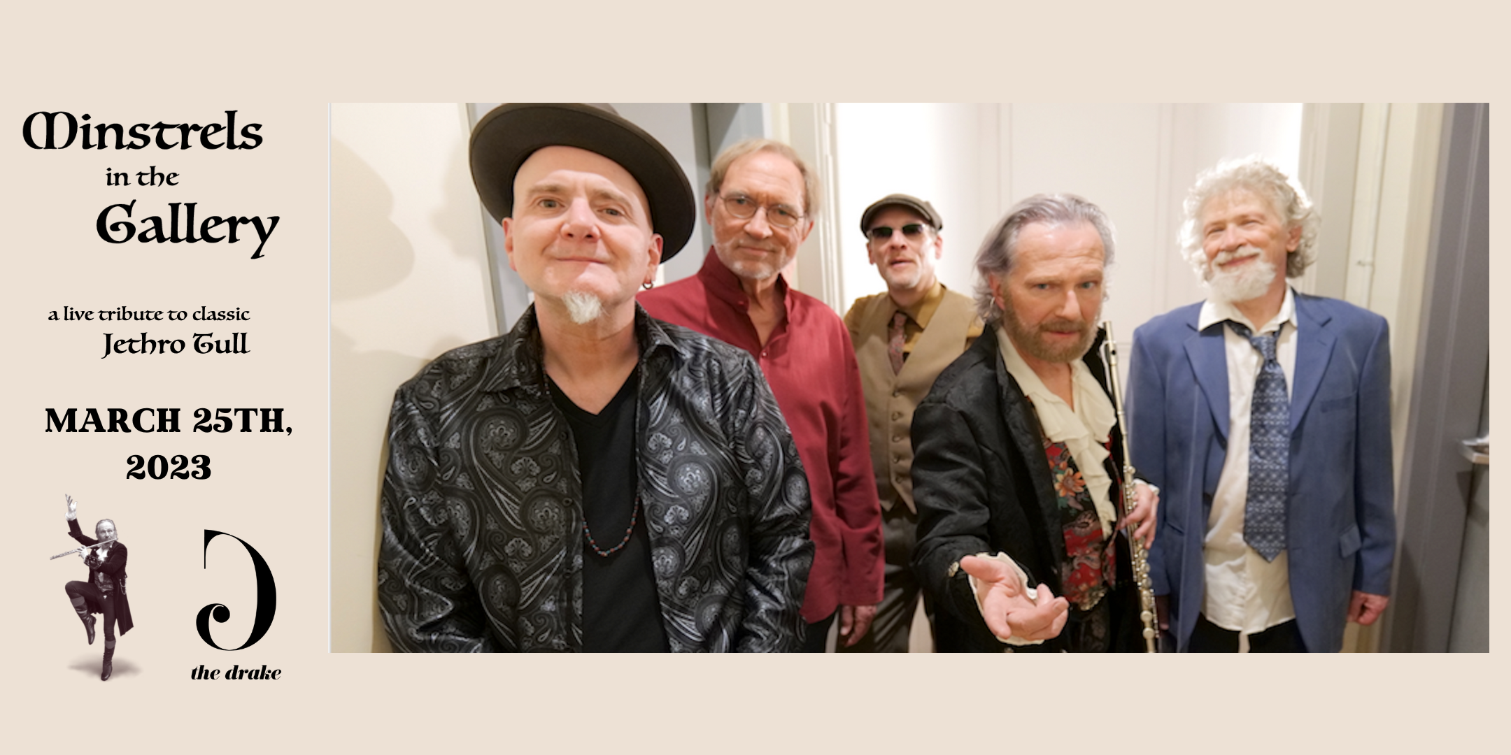 Minstrels in the Gallery: A Live Tribute to Classic Jethro Tull — The Drake Amherst