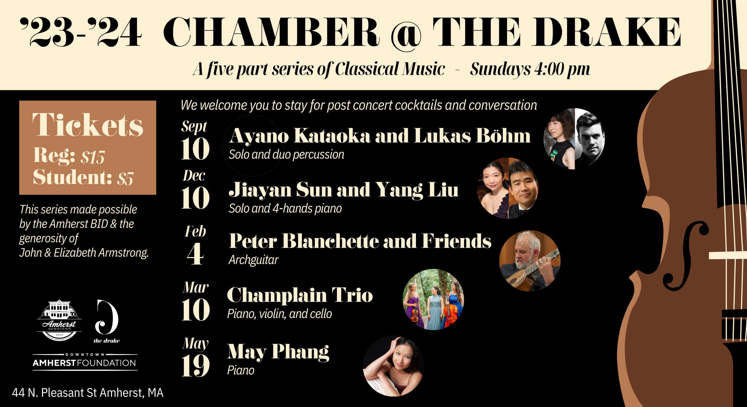 Jiayan Sun & Yang Liu - Chamber Series #2 — The Drake Amherst