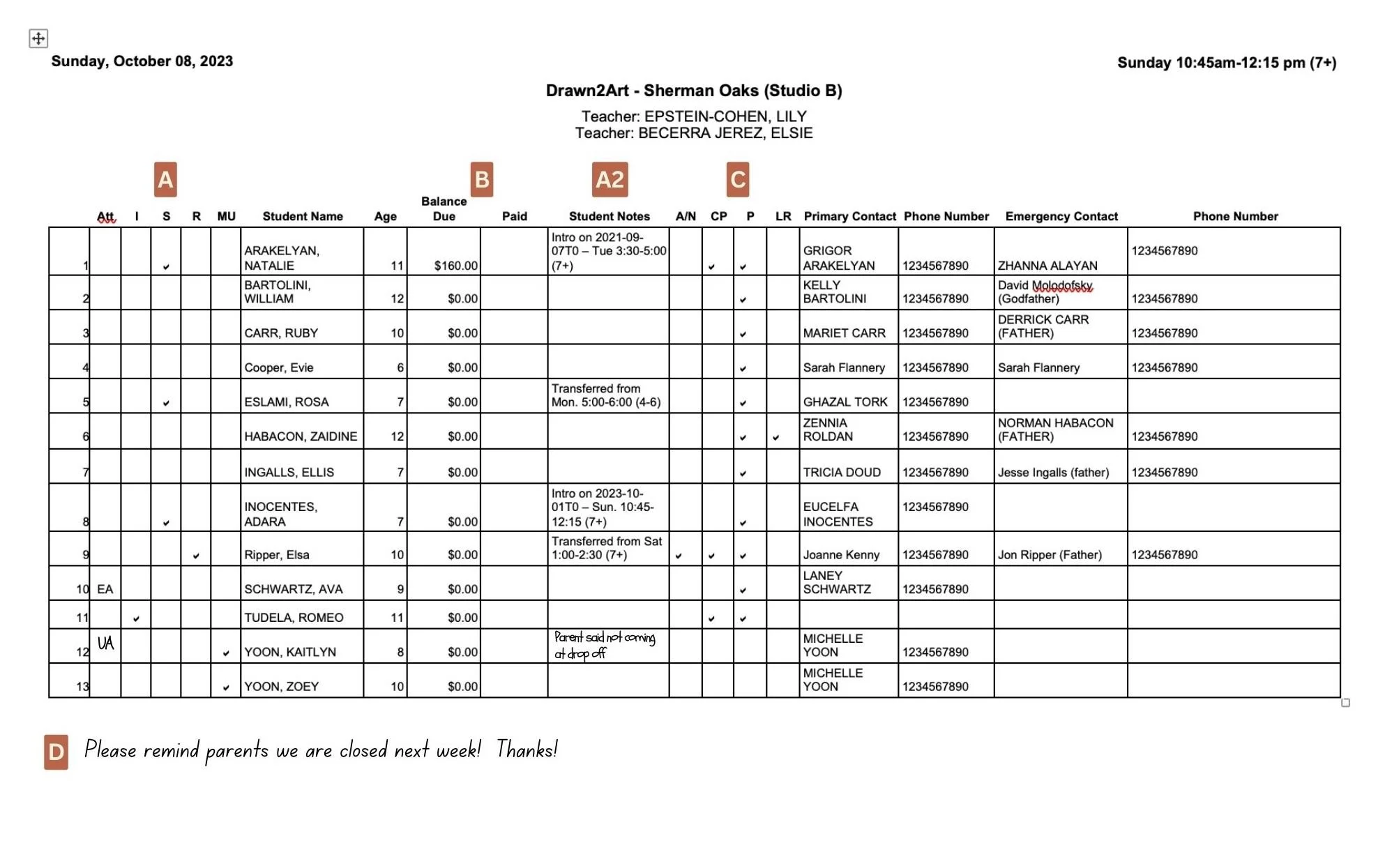 Read A Roster — Drawn2Art
