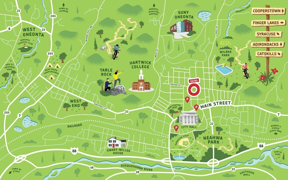 City of Oneonta — Trampoline Design | Award Winning Women-Owned Agency