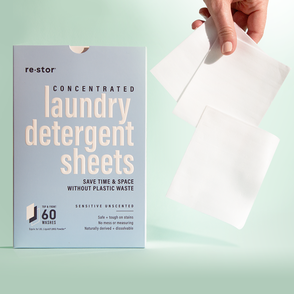 Laundry Detergent Sheets | re·stor | Affordable Eco Cleaning