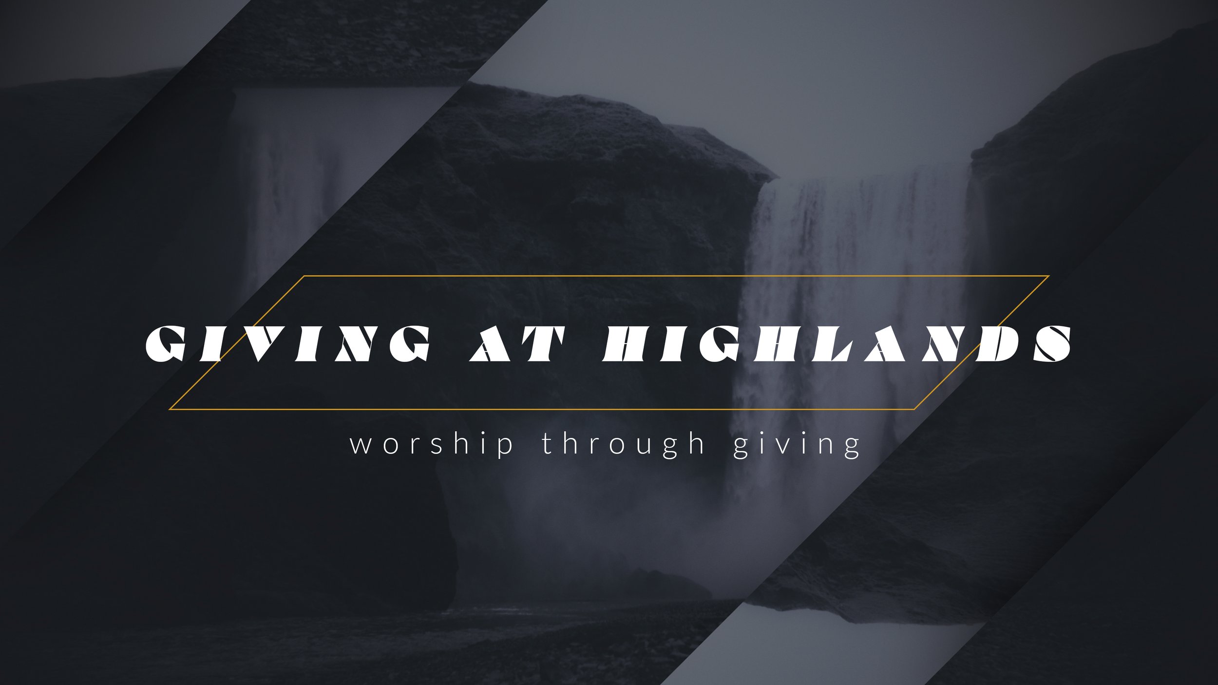 Giving — Church Of The Highlands