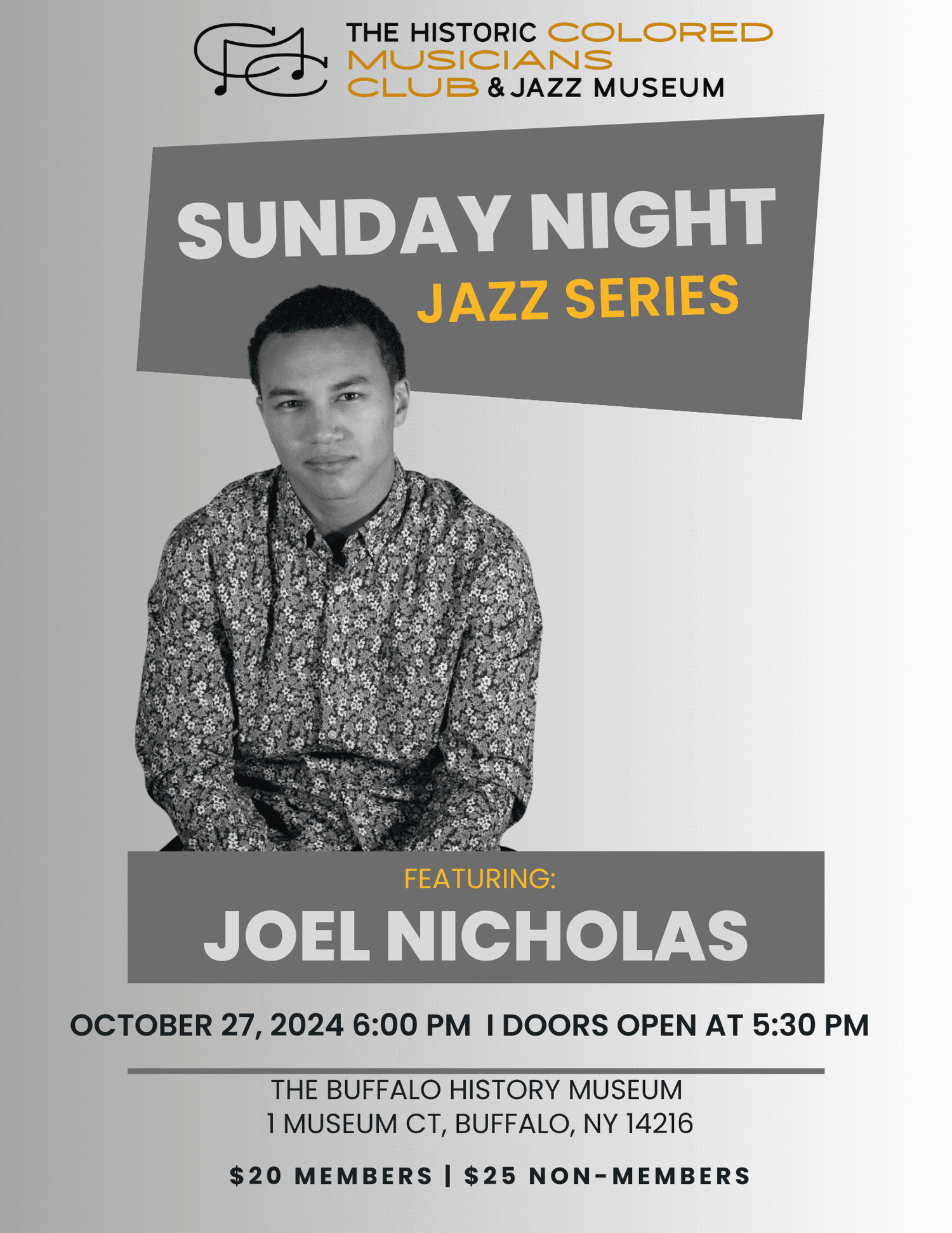 Music Events — The Colored Musicians Club & Jazz Museum
