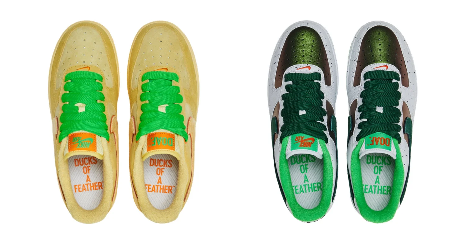 Ducks of a Feather Partners with GOAT on Limited Edition Nike Air Force ...