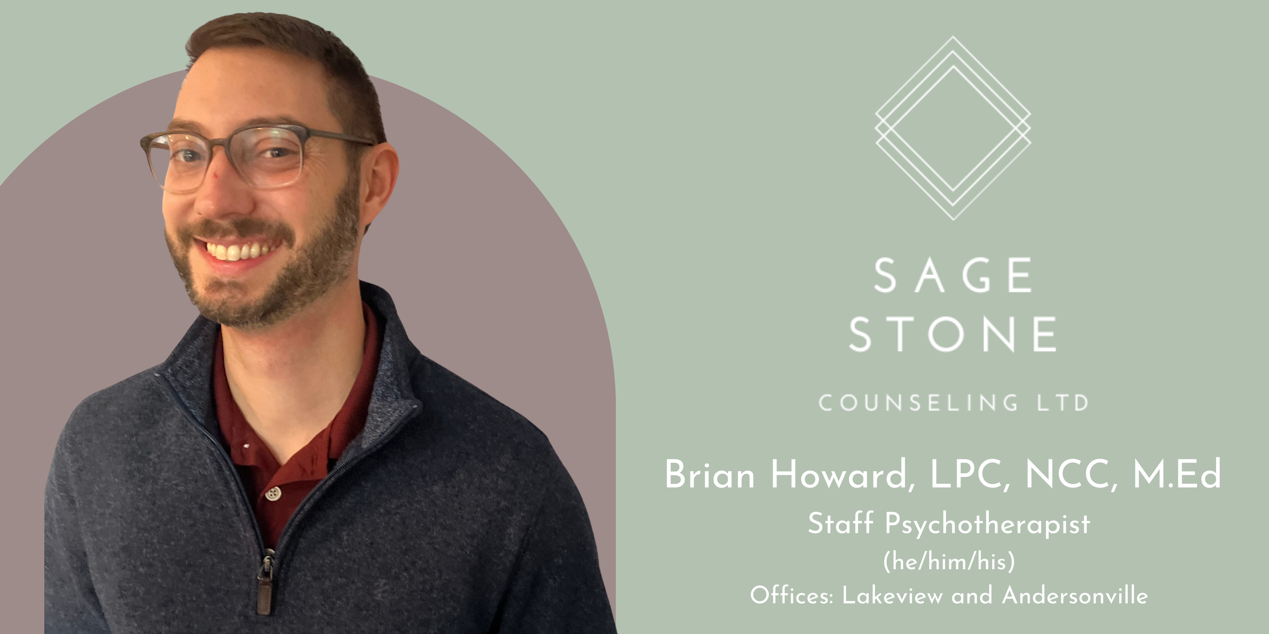 Brian Howard, LPC, NCC, M.Ed — Sage Stone Counseling