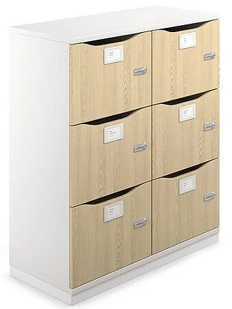 storage grand slam lockers — ISA Interiors