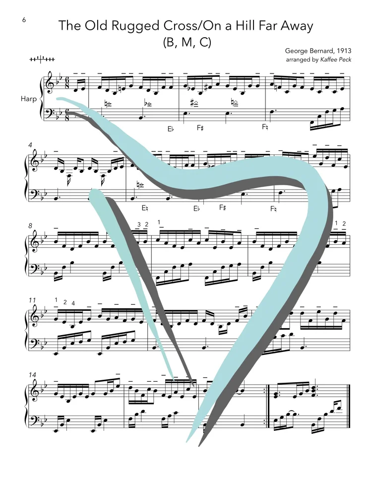Dr. KaffeePeck, Harpist.
