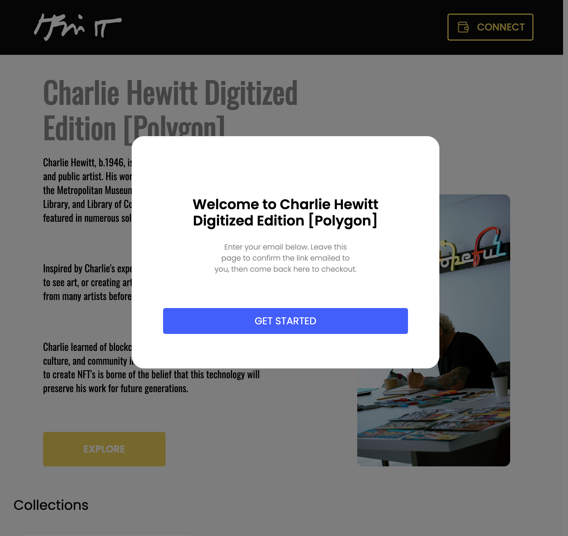 Claim Airdrop Reward — Charlie Hewitt Studio