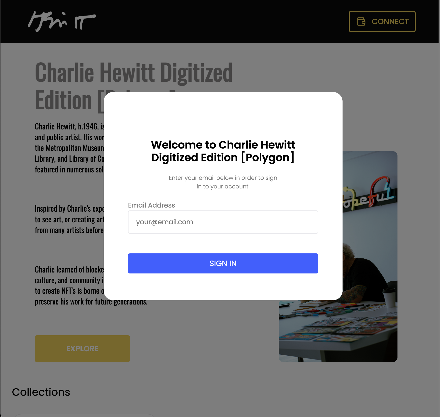 Claim Airdrop Reward — Charlie Hewitt Studio