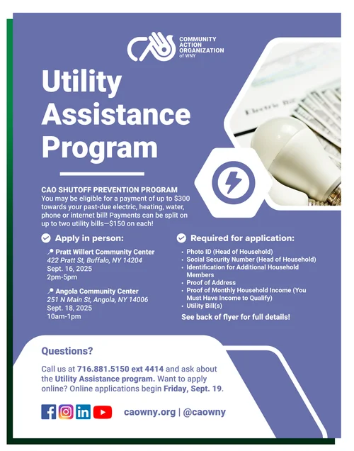 Utility Assistance Fund — CAO of WNY