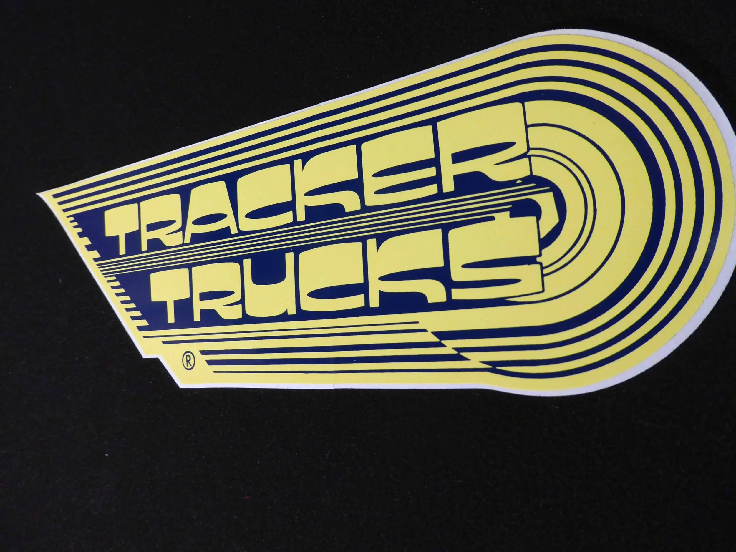 Original 1970’s Large Tracker Wing Logo Sticker — Tracker History