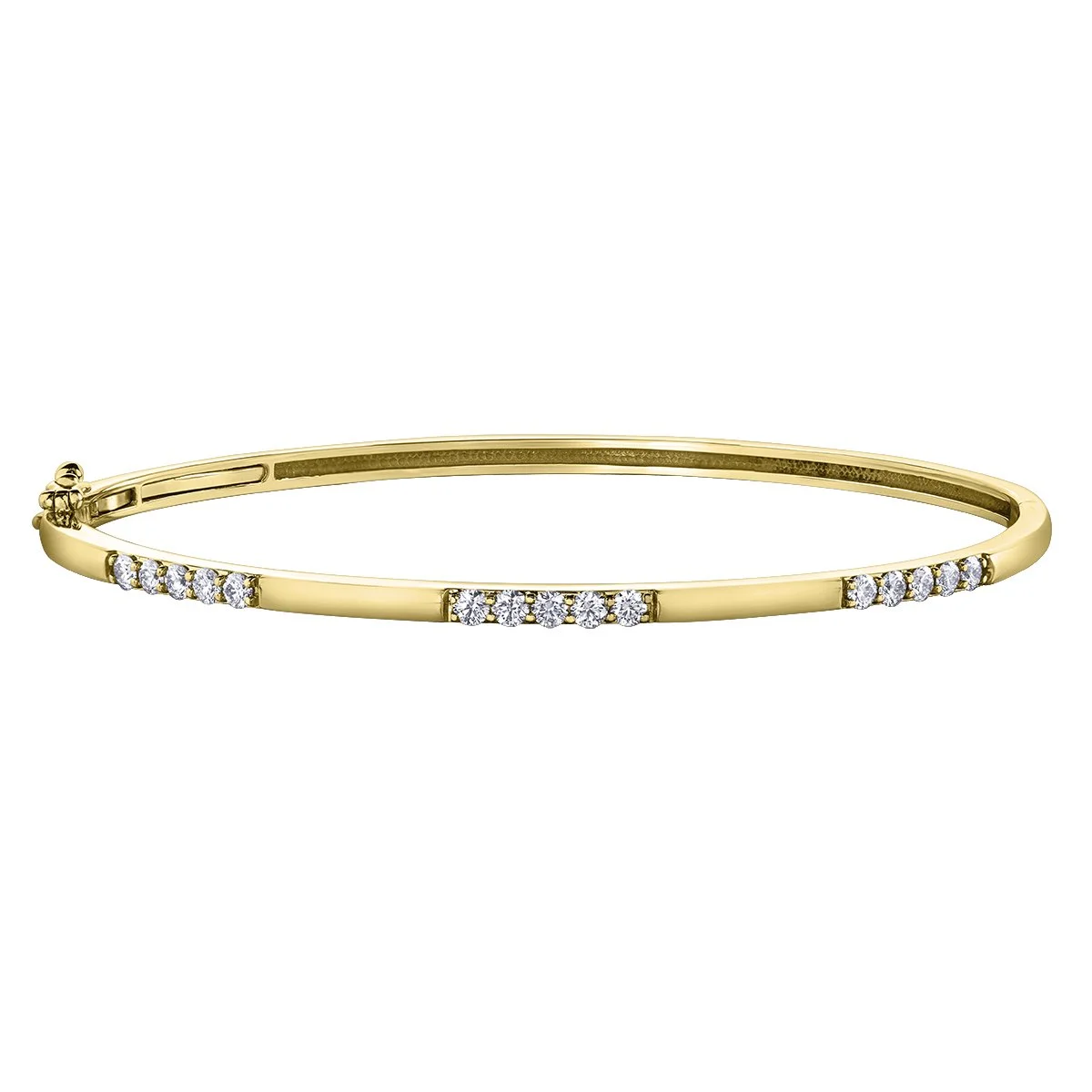 Yellow Gold Diamond Circle Bracelet — Sherring Jewellers