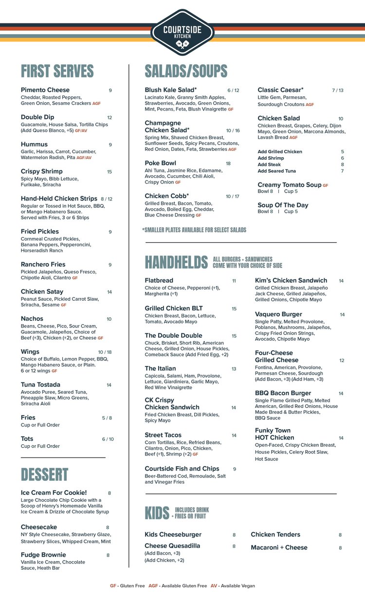 Eat and Drink — Courtside Kitchen