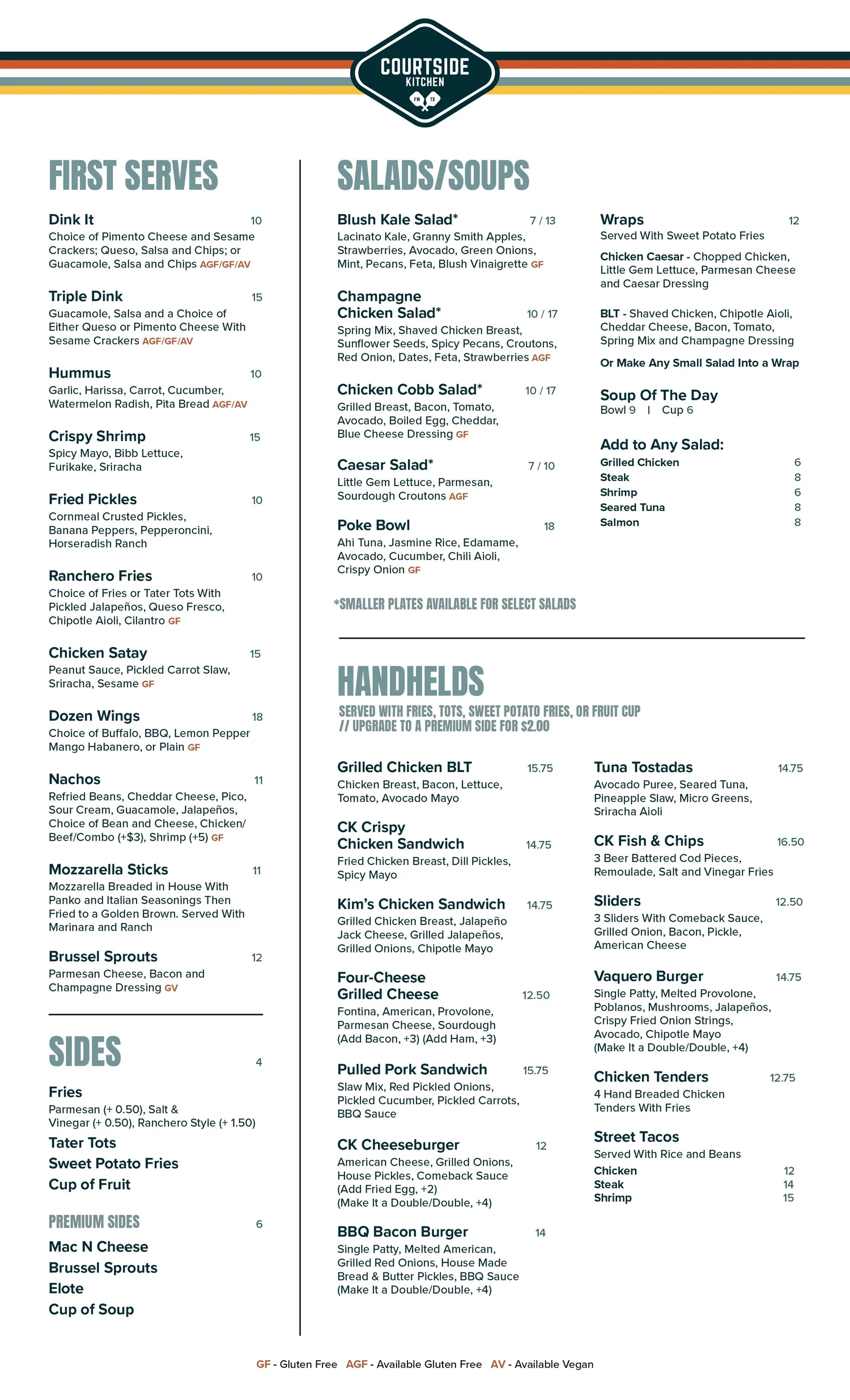 Eat and Drink — Courtside Kitchen