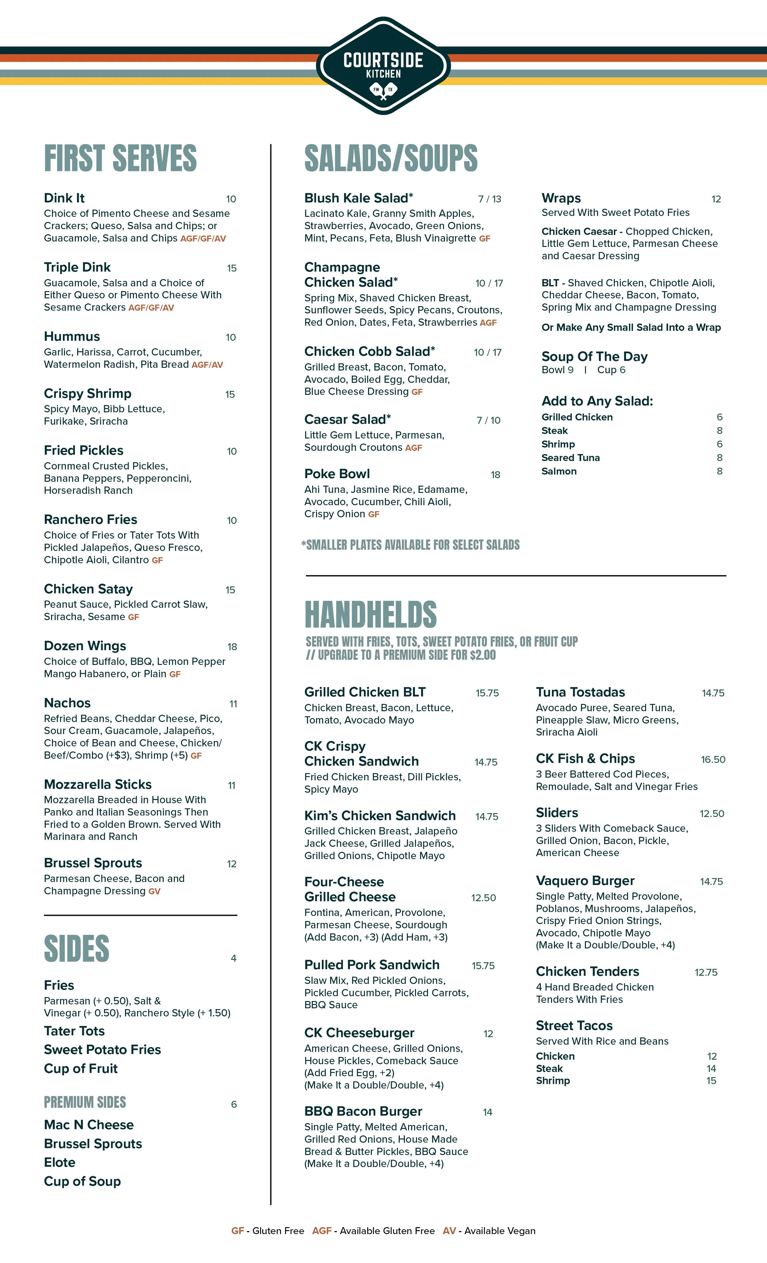 Eat and Drink — Courtside Kitchen