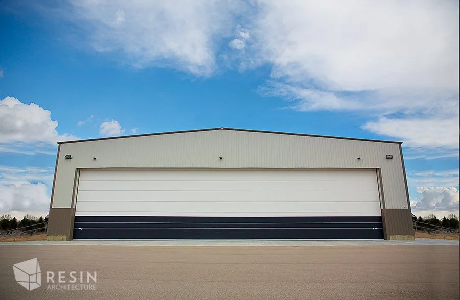 Stone Airplane Hangar | Idaho Falls, ID — Resin Architecture, Award ...