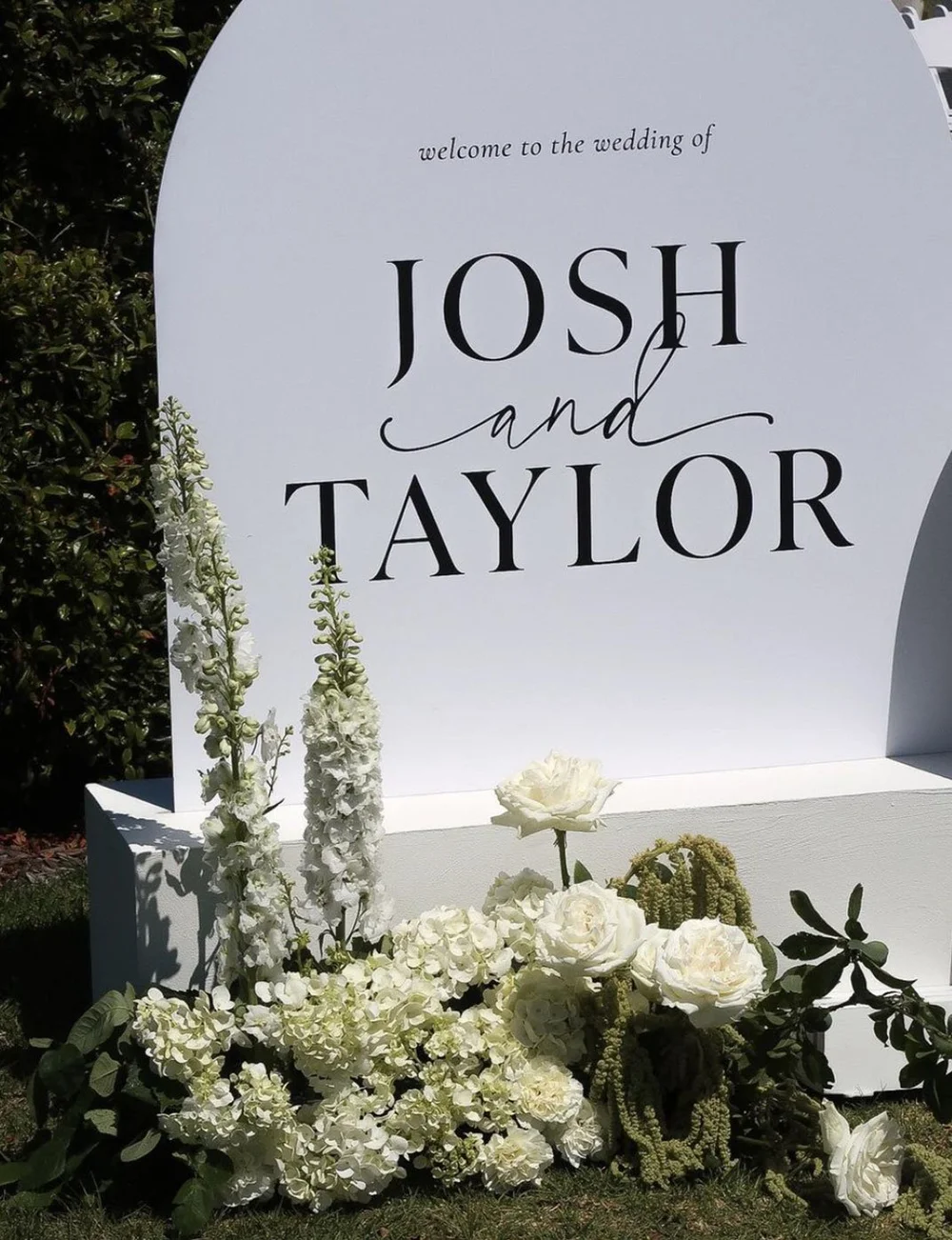 Signage Stand Hire — Designs to Adore