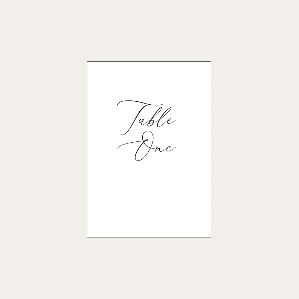 Table Numbers — Designs to Adore